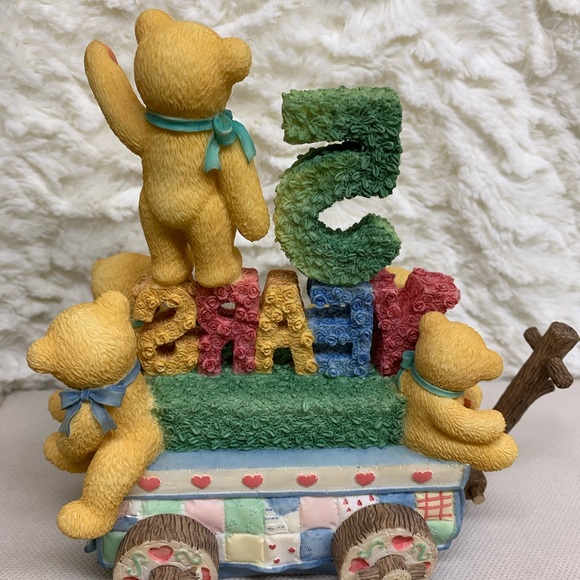 Cherished Teddies | Accents | Cherished Teddies Five Teddies On A Float ...